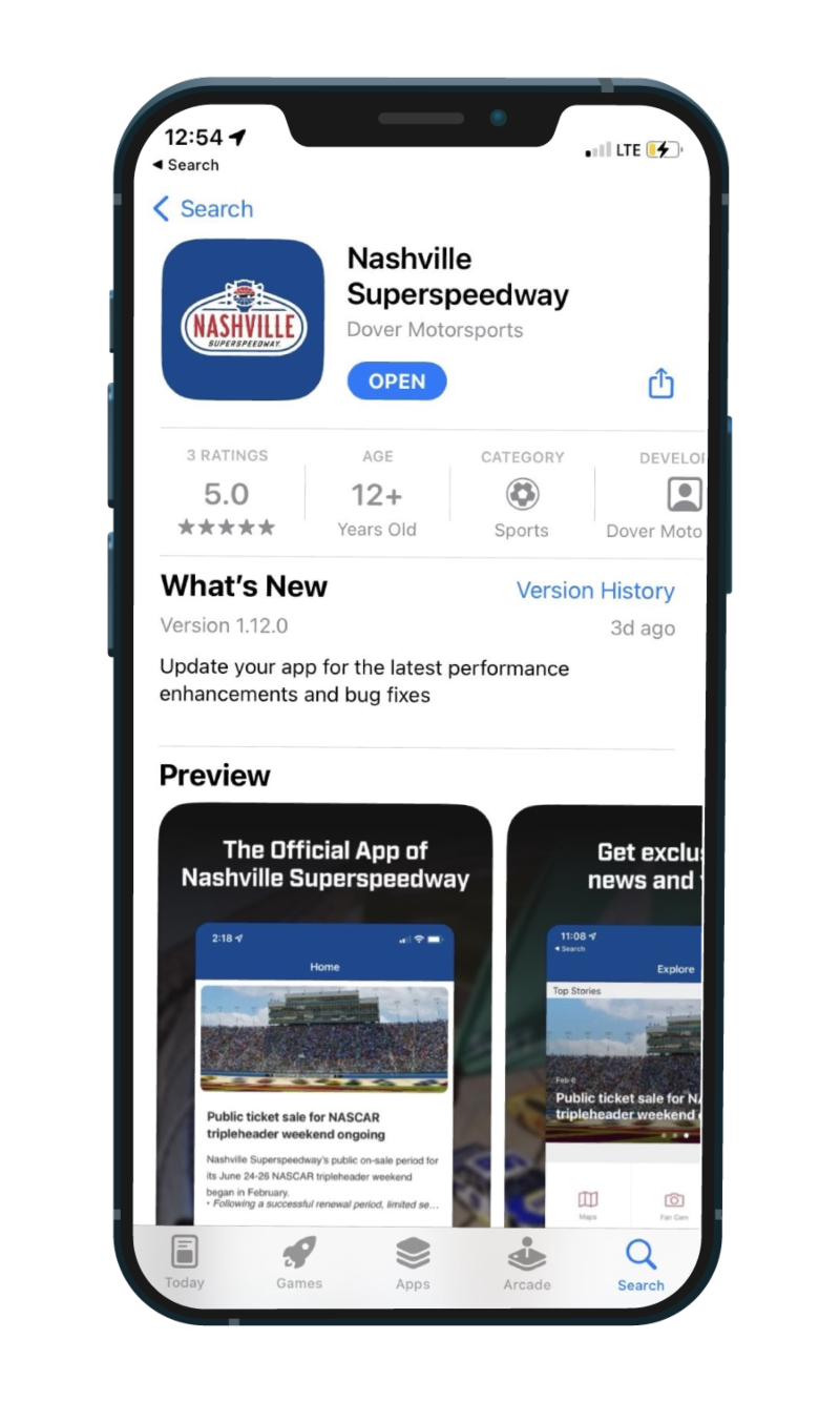 Mobile Tickets | Events | Nashville Superspeedway