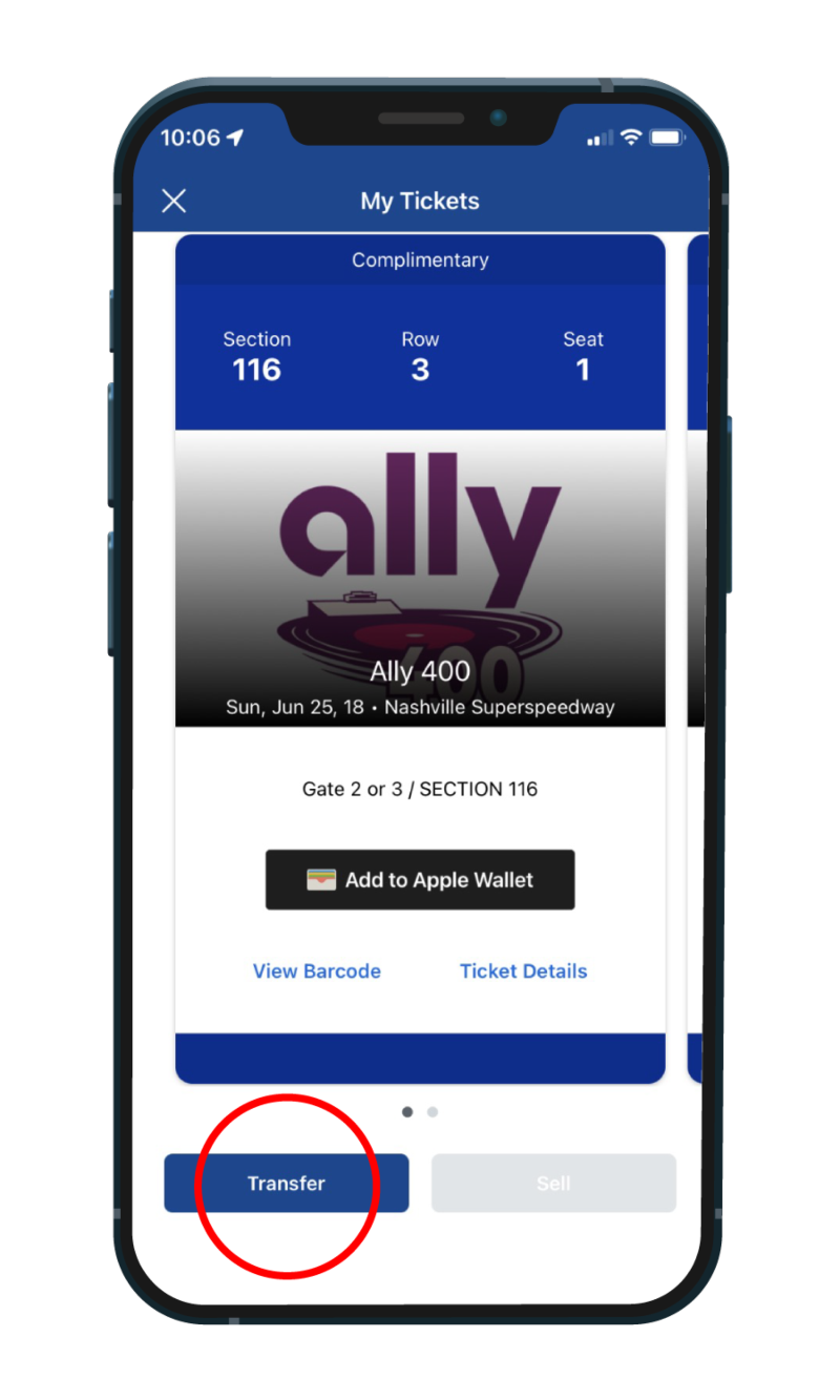 Mobile Tickets | Events | Nashville Superspeedway